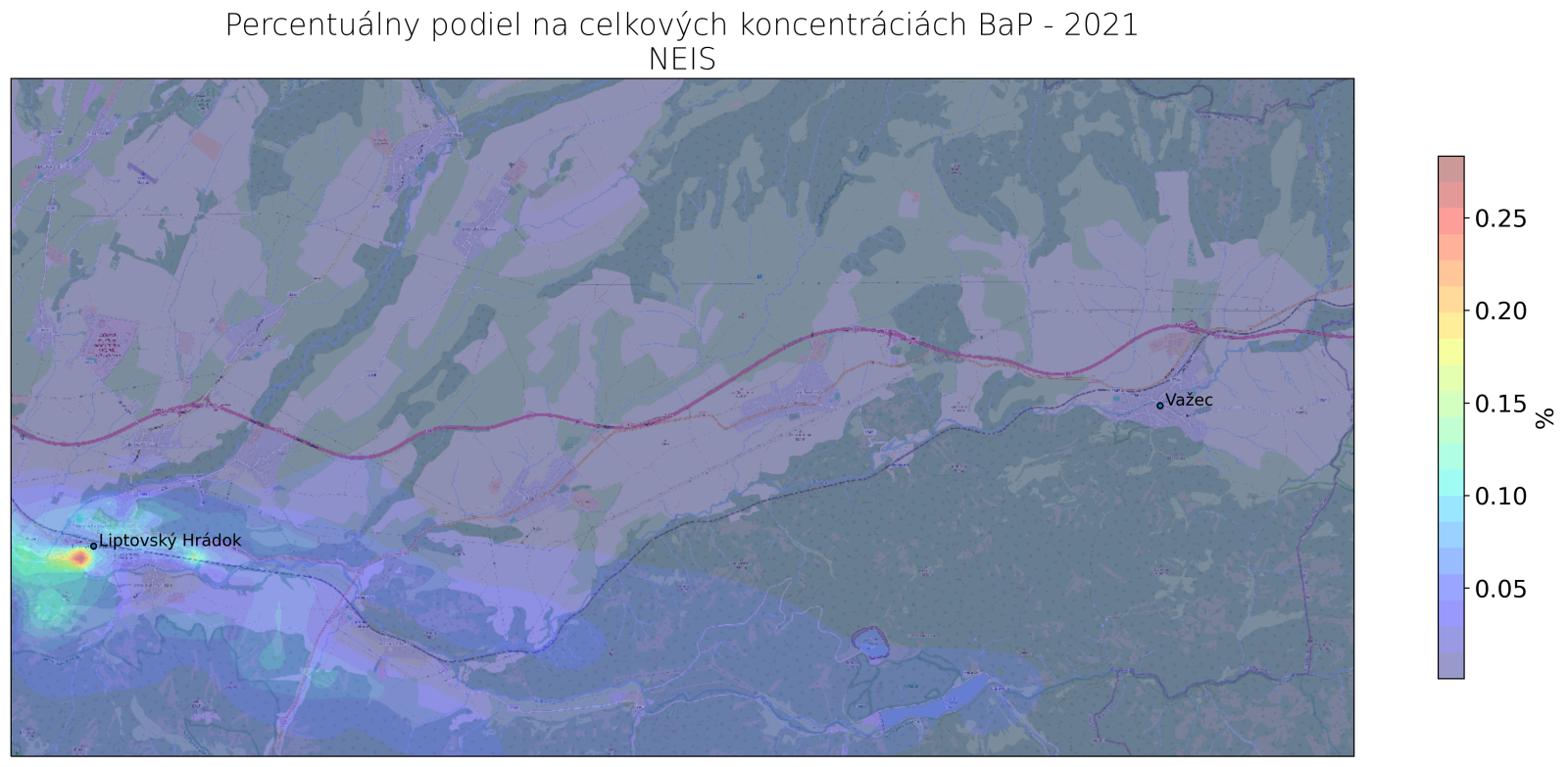 Výstupy modelovania s vysokým rozlíšením - ZA - Liptov - spolu - SHMÚ